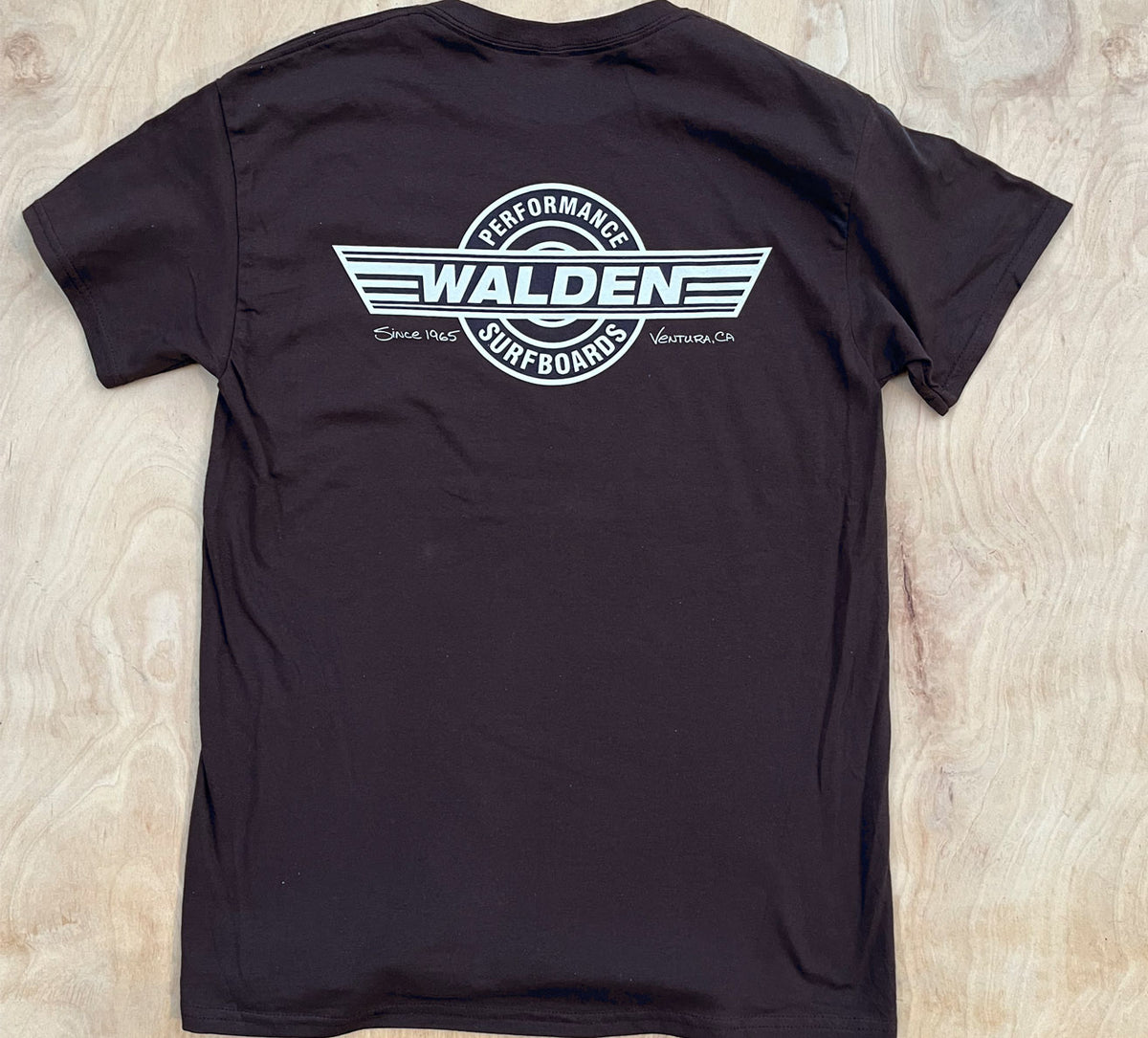 Performance logo: tan - Brown – Walden Surfboards