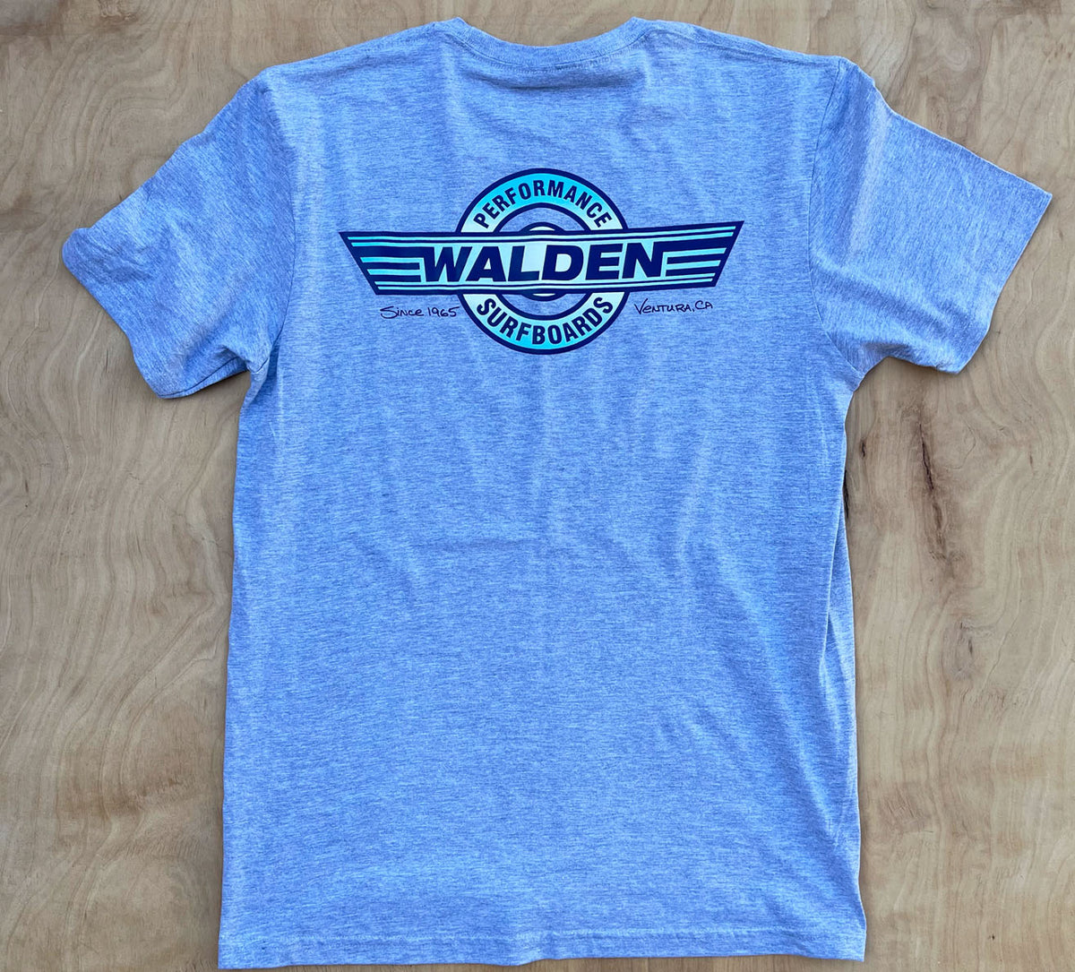 Performance blue fade: Grey – Walden Surfboards