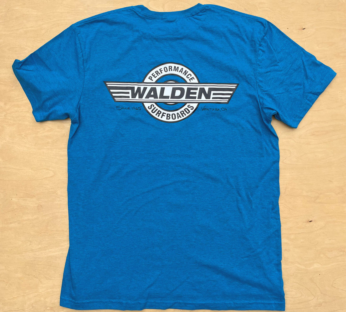 Performance logo: Deep teal – Walden Surfboards