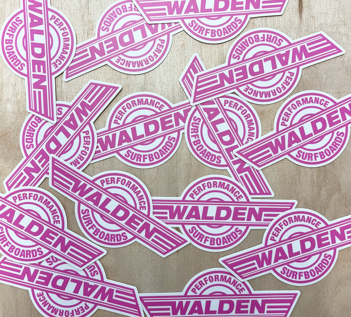 Walden Performance Stickers : pink pack – Walden Surfboards